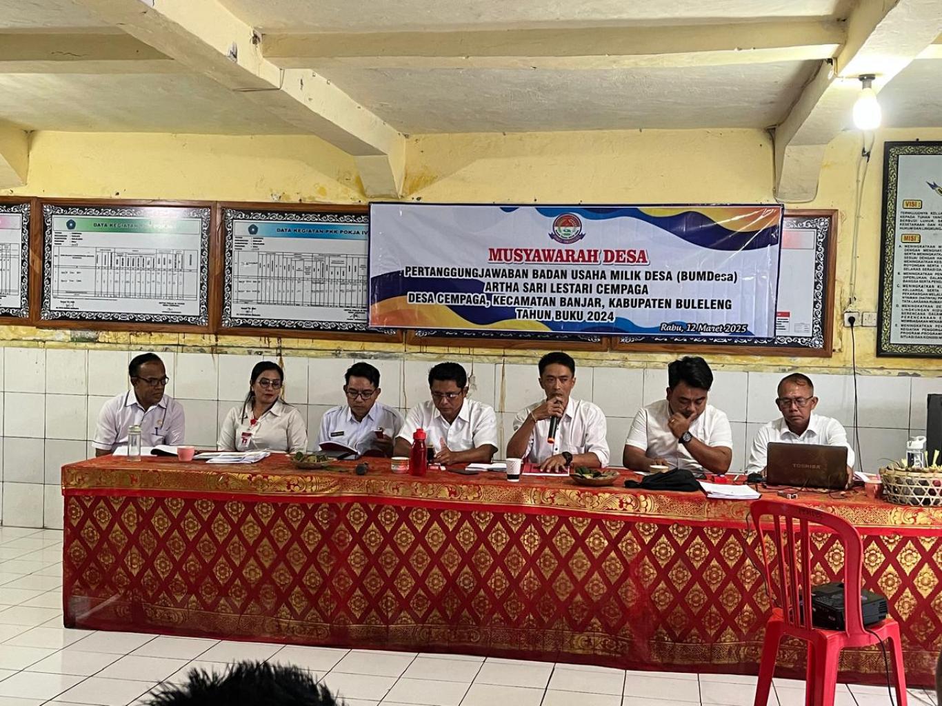 Musyawarah Desa Laporan Pertanggung Jawaban Bumdesa Artha Sari Lestari ...